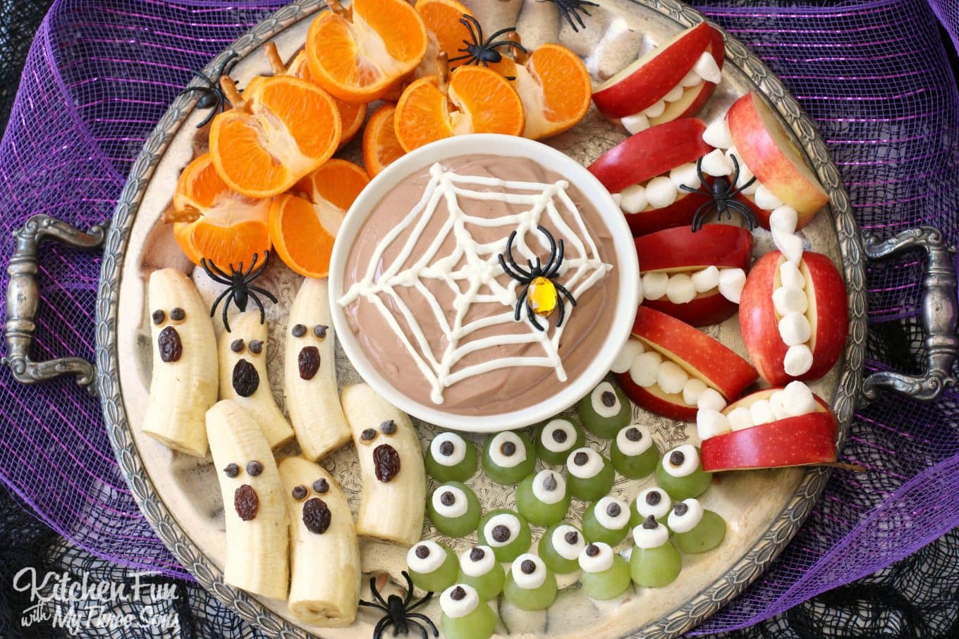 Halloween Fruit Tray | Kitchen Fun With My 3 Sons