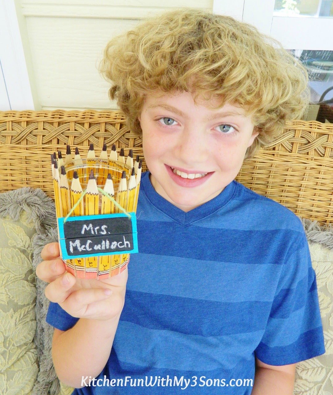 Popsicle Stick Pencil Craft | Kitchen Fun With My 3 Sons