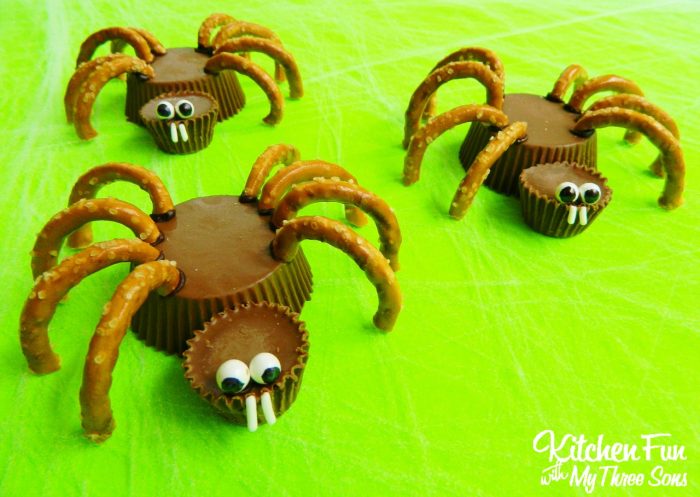 Halloween Reese's Spiders | Kitchen Fun With My 3 Sons