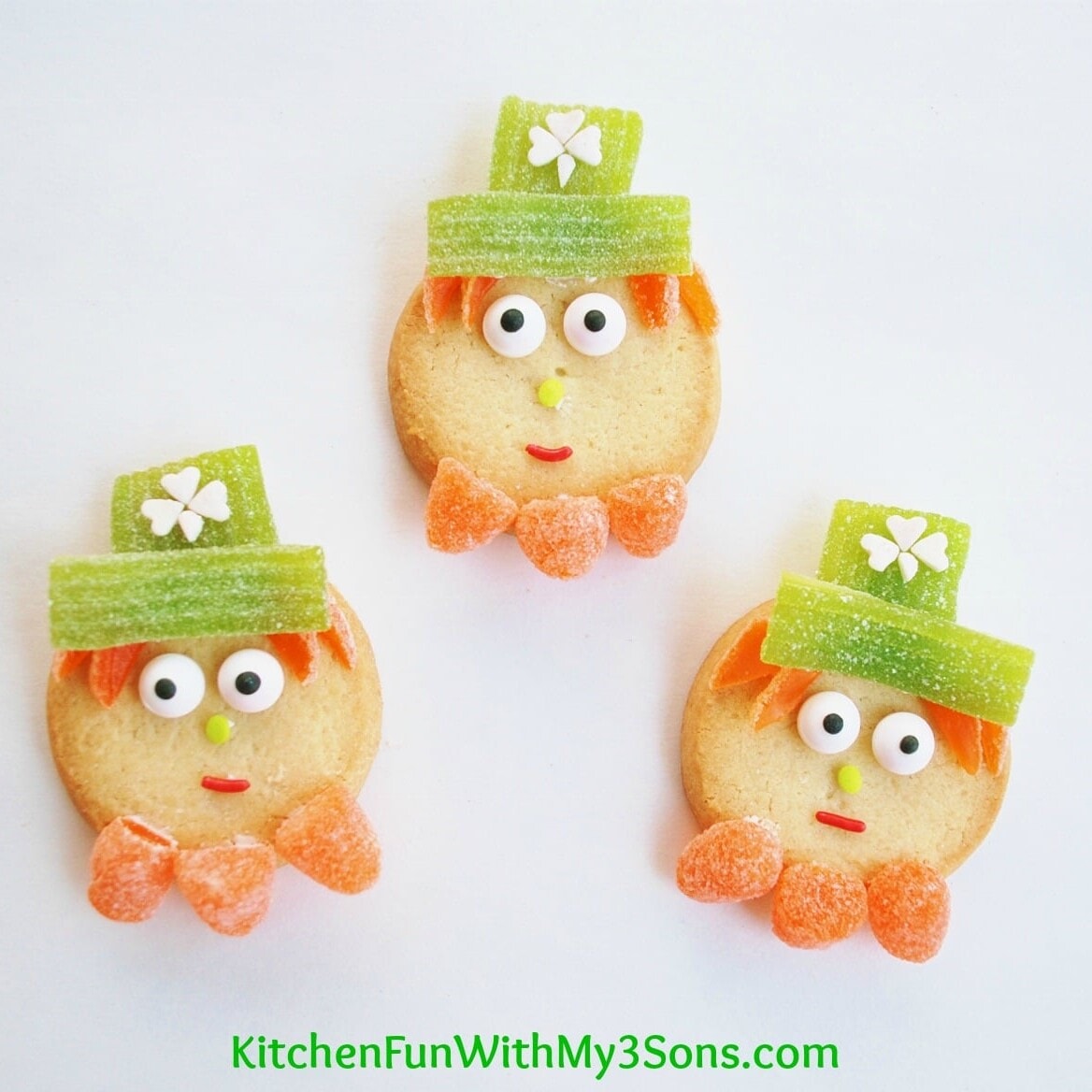 Easy Leprechaun Sugar Cookies - Kitchen Fun With My 3 Sons