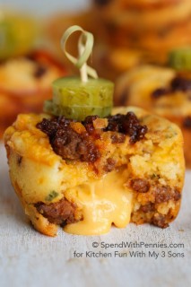 Easy Cheeseburger Puffs | Kitchen Fun With My 3 Sons
