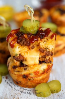 Easy Cheeseburger Puffs | Kitchen Fun With My 3 Sons