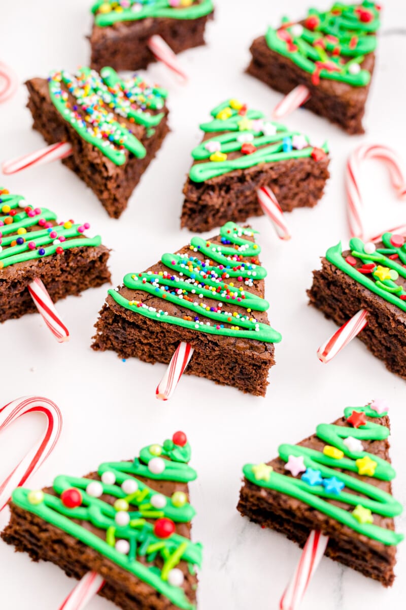 Christmas Tree Brownies | Kitchen Fun With My 3 Sons