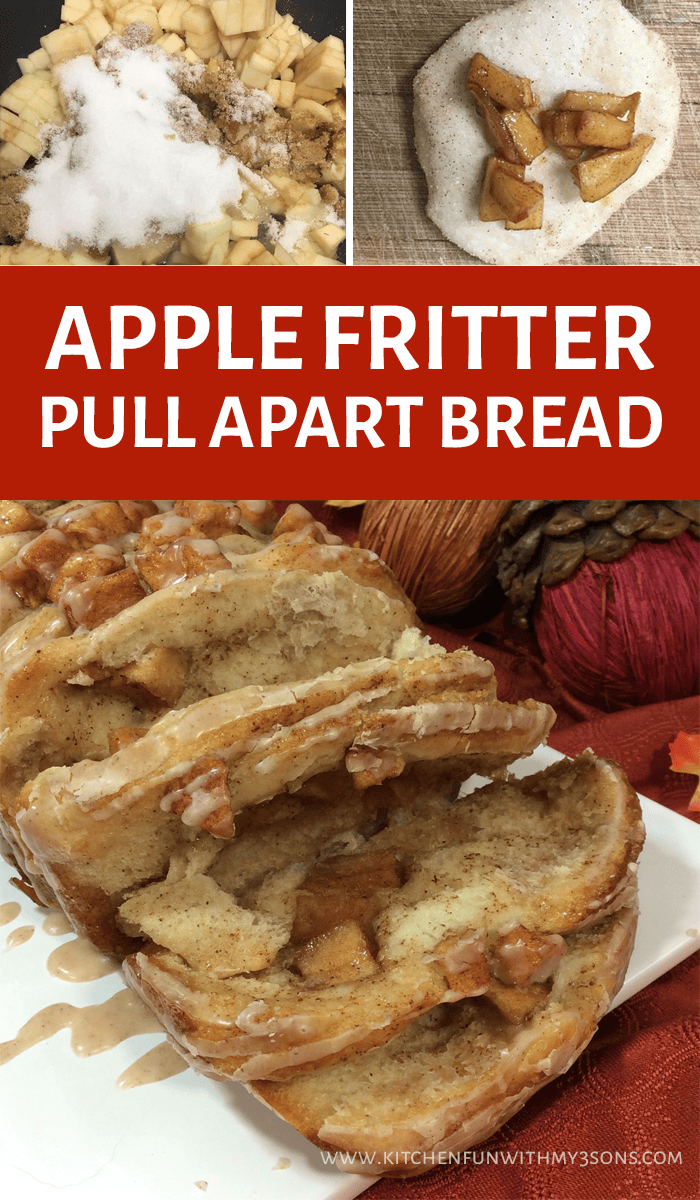 Apple Pull Apart Bread | Kitchen Fun With My 3 Sons