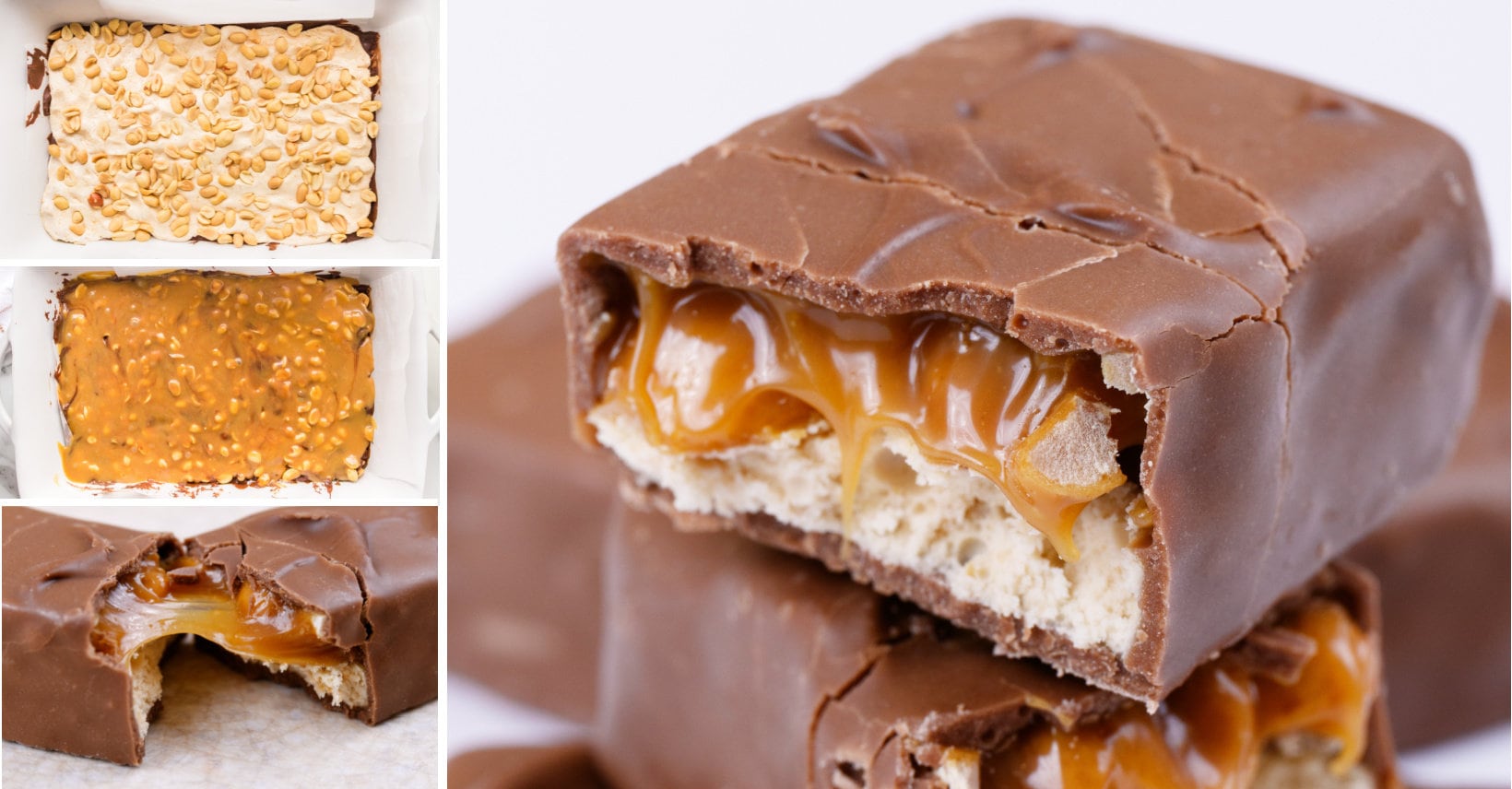 Homemade Snickers Bars - Kitchen Fun With My 3 Sons