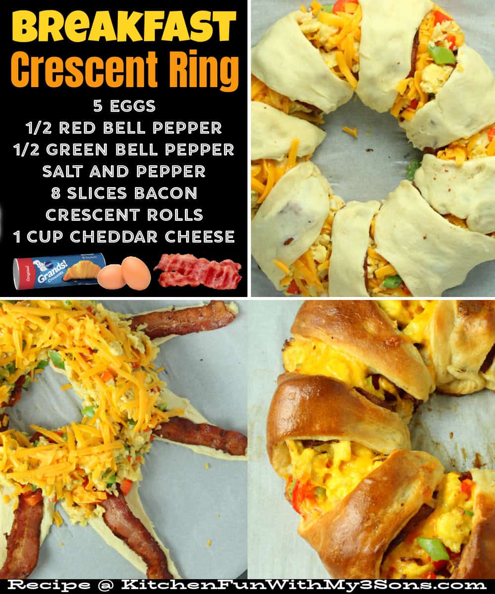 Breakfast Crescent Ring | Kitchen Fun With My 3 Sons