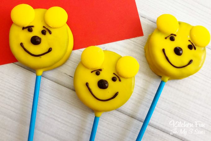 Winnie the Pooh Oreo Pops - Kitchen Fun With My 3 Sons