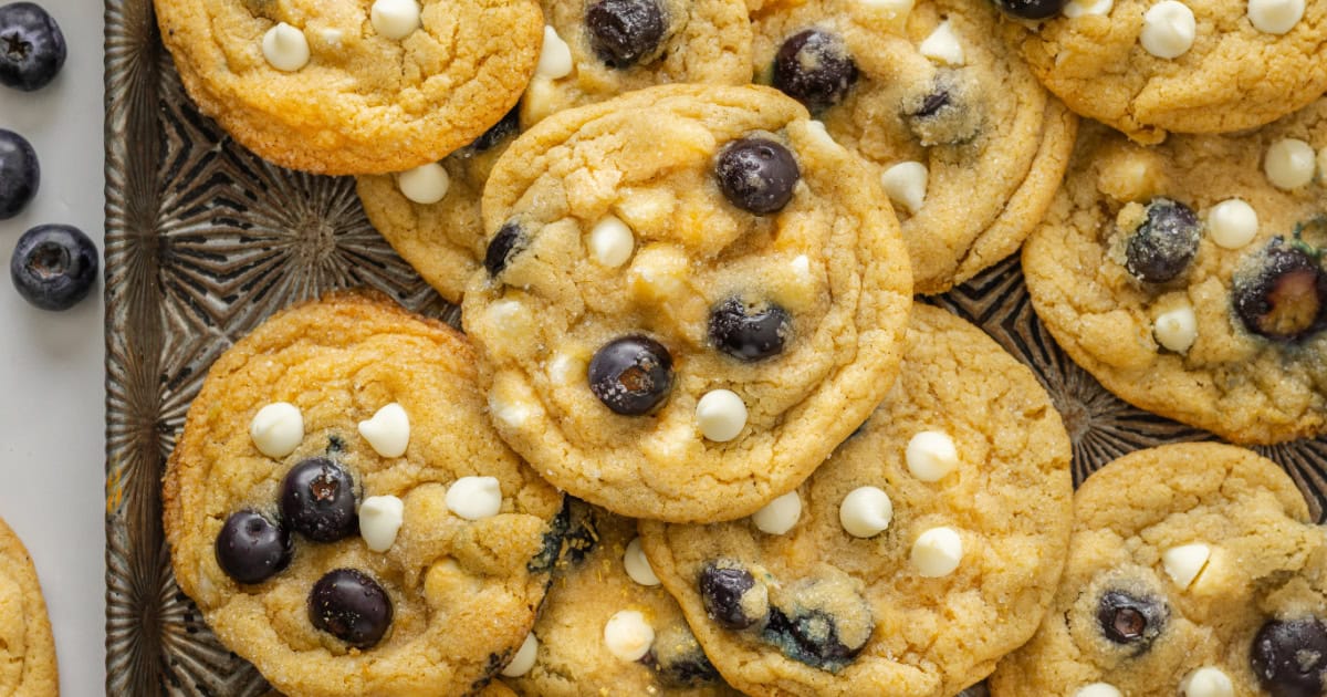 Blueberry Cookies | Kitchen Fun With My 3 Sons