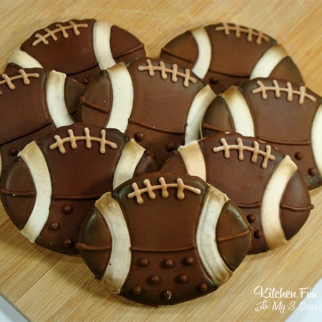 Football Cookies Recipe Perfect for The Super Bowl