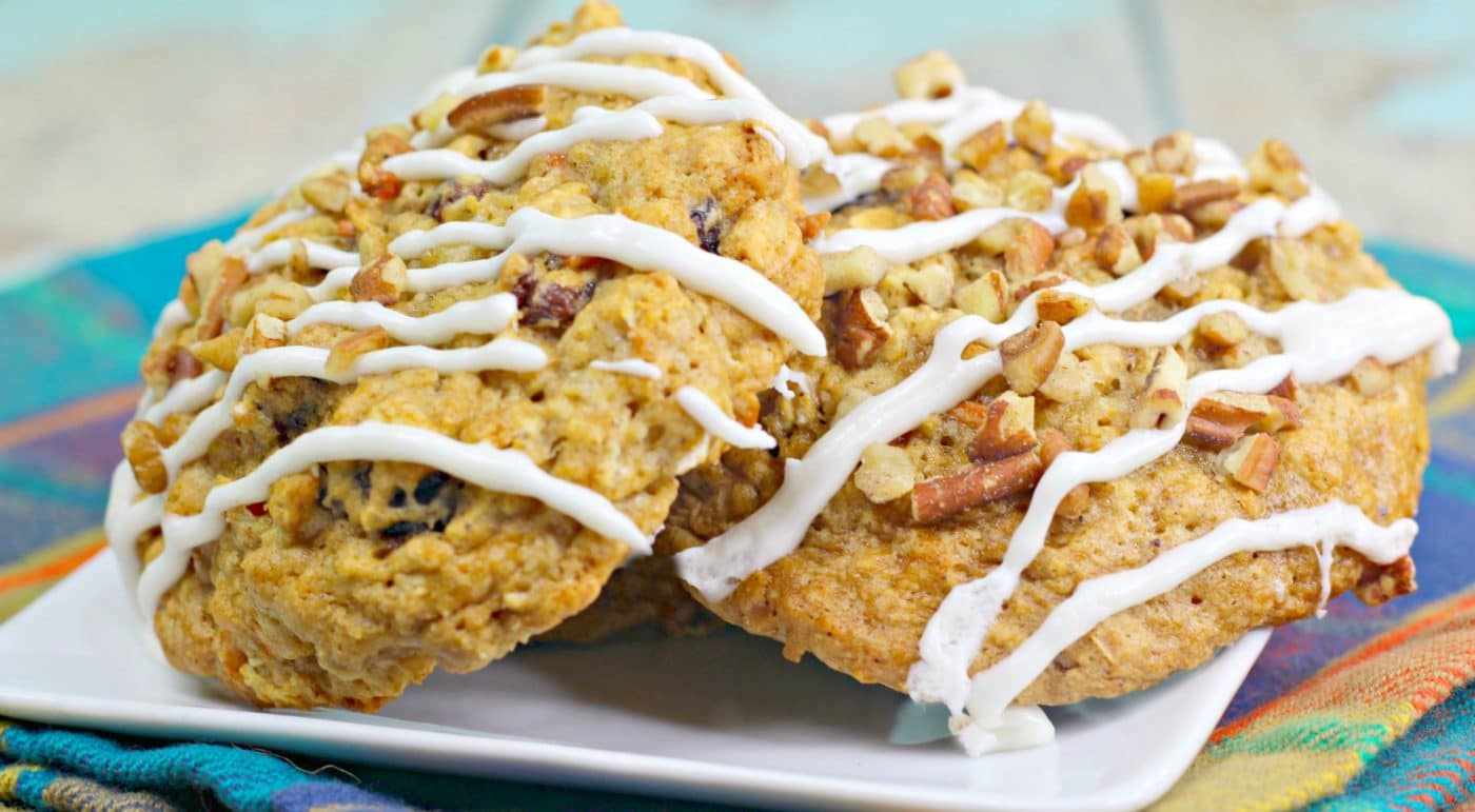 Carrot Cookies with Homemade Icing | Kitchen Fun With My 3 Sons