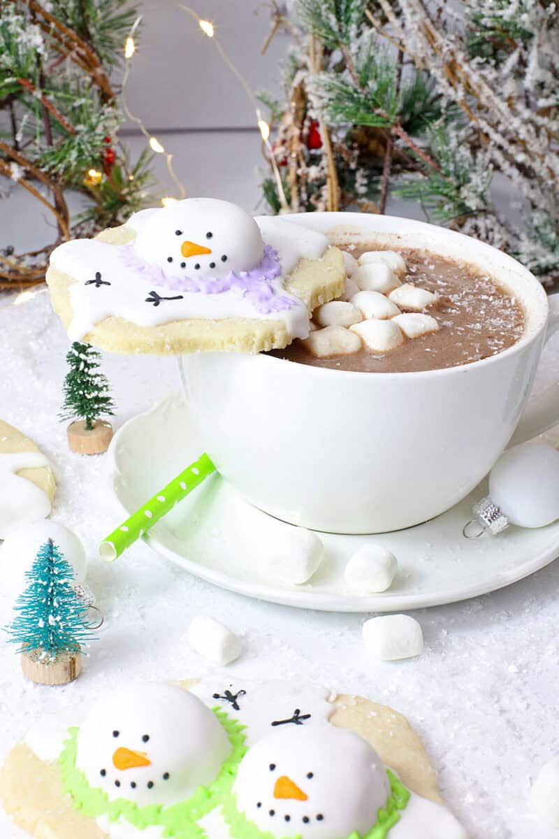 Melted Snowman Cookies | Kitchen Fun With My 3 Sons