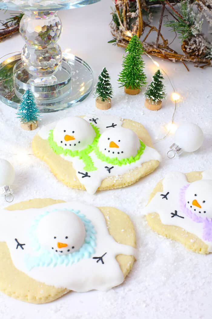 Melted Snowman Cookies | Kitchen Fun With My 3 Sons