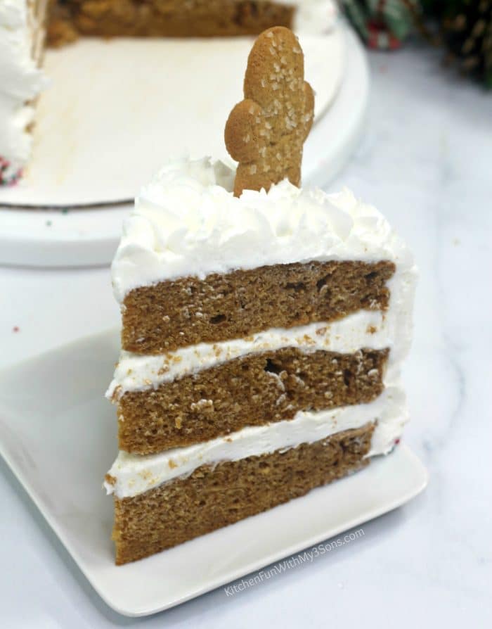 Moist Gingerbread Layer Cake Recipe for Christmas