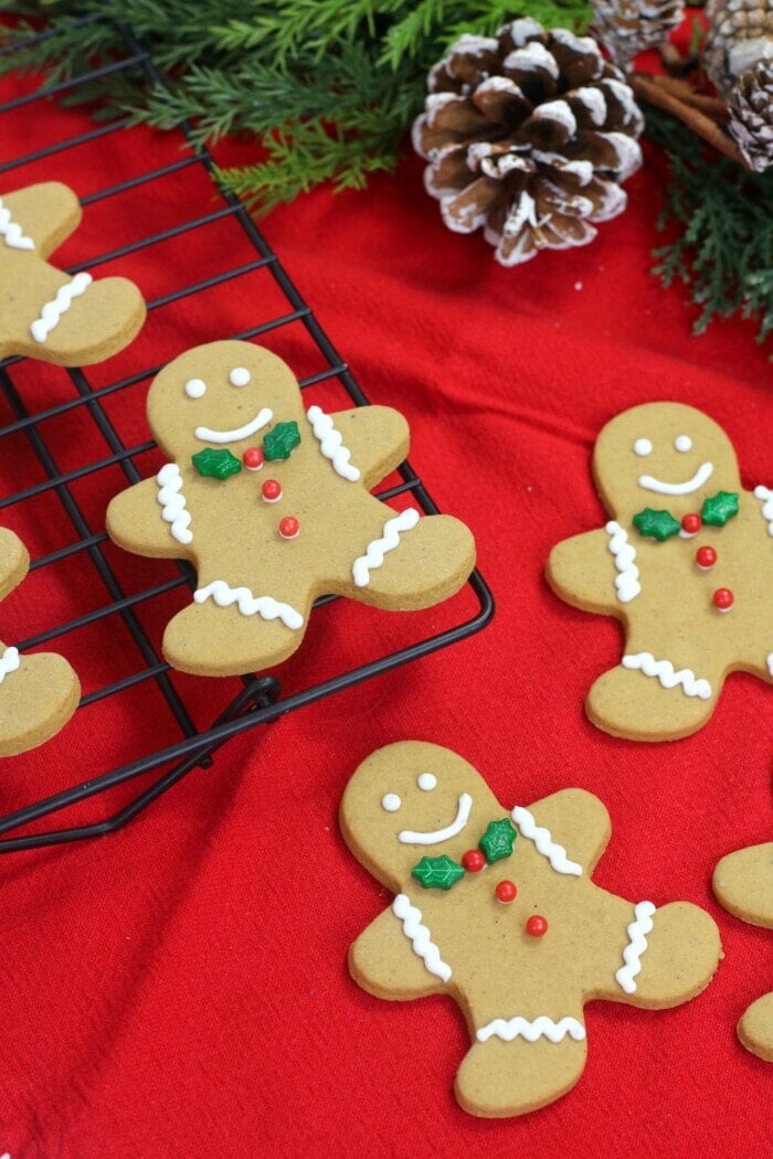 Gingerbread Man Cookies - Easy and No Chilling Required