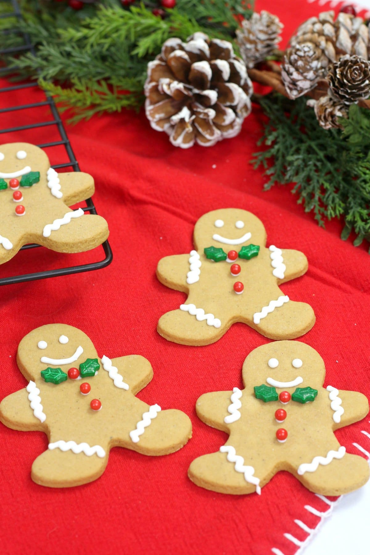Gingerbread Man Cookies - Easy and No Chilling Required