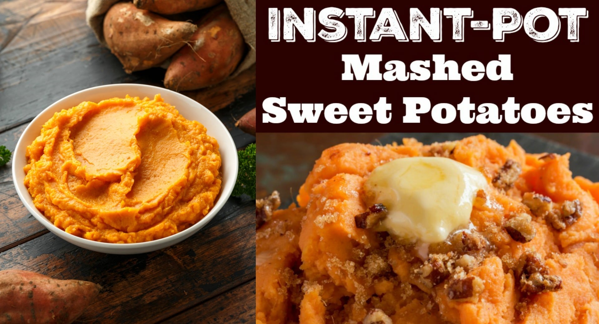 Instant Pot Mashed Sweet potatoes | Kitchen Fun With My 3 Sons