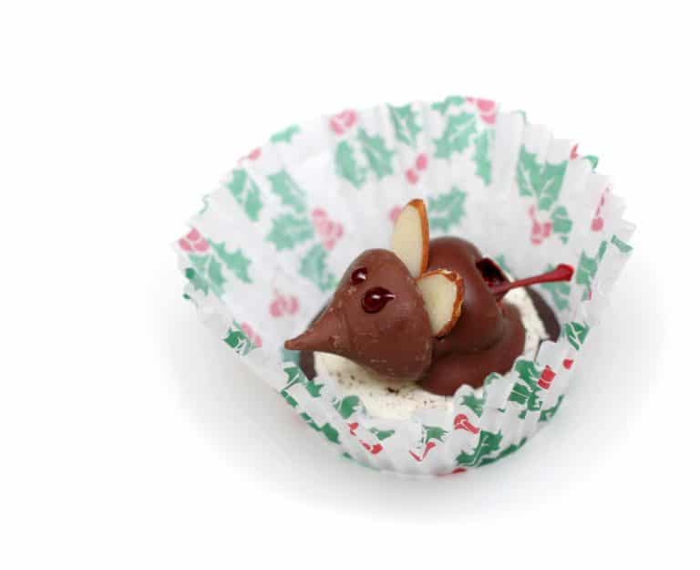 Chocolate Cherry Mice for Christmas - Kitchen Fun With My 3 Sons