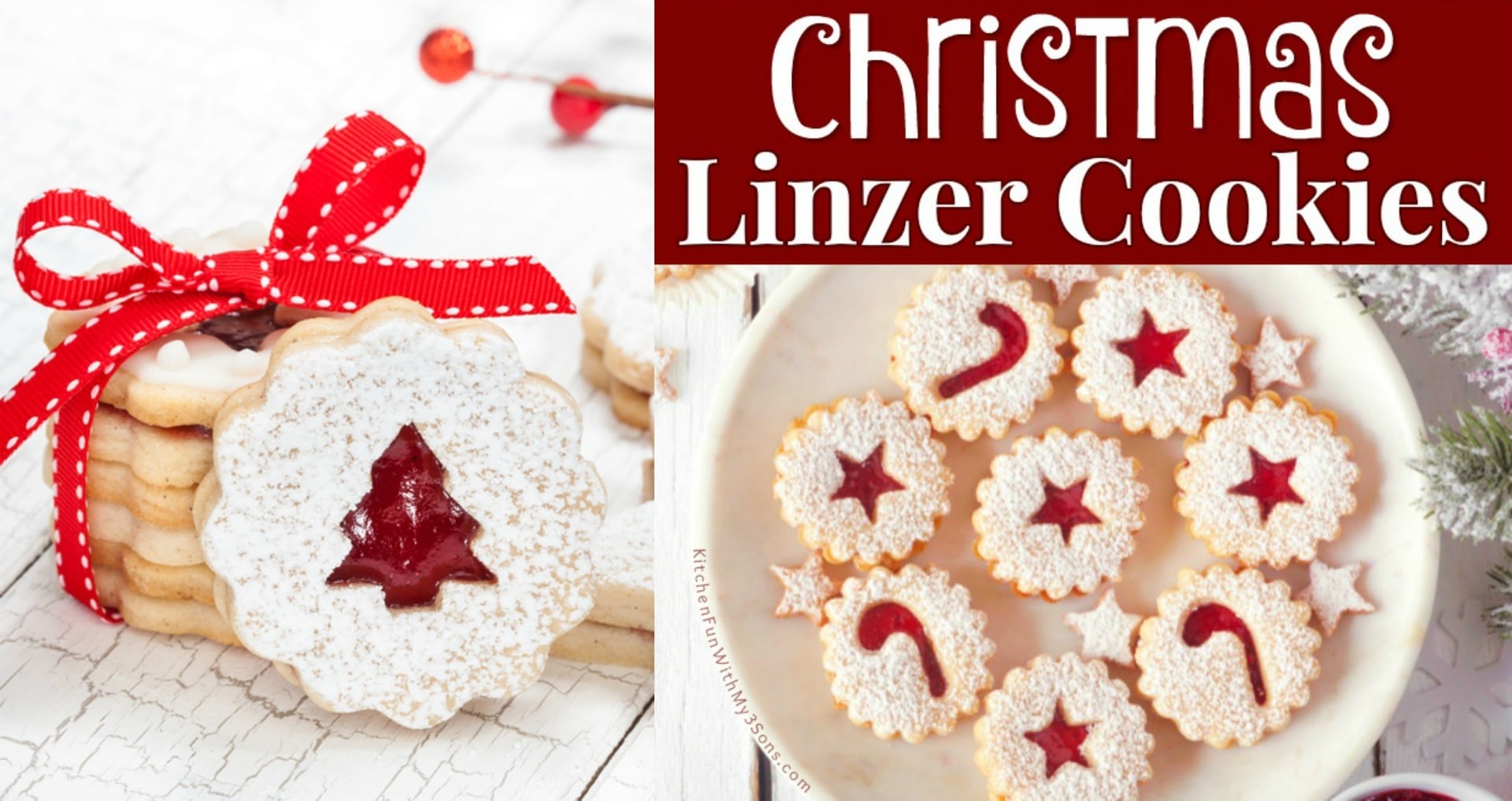 Linzer Cookies Recipe | Kitchen Fun With My 3 Sons