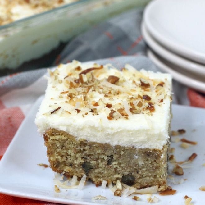 Italian Cream Sheet Cake Recipe - Kitchen Fun With My 3 Sons