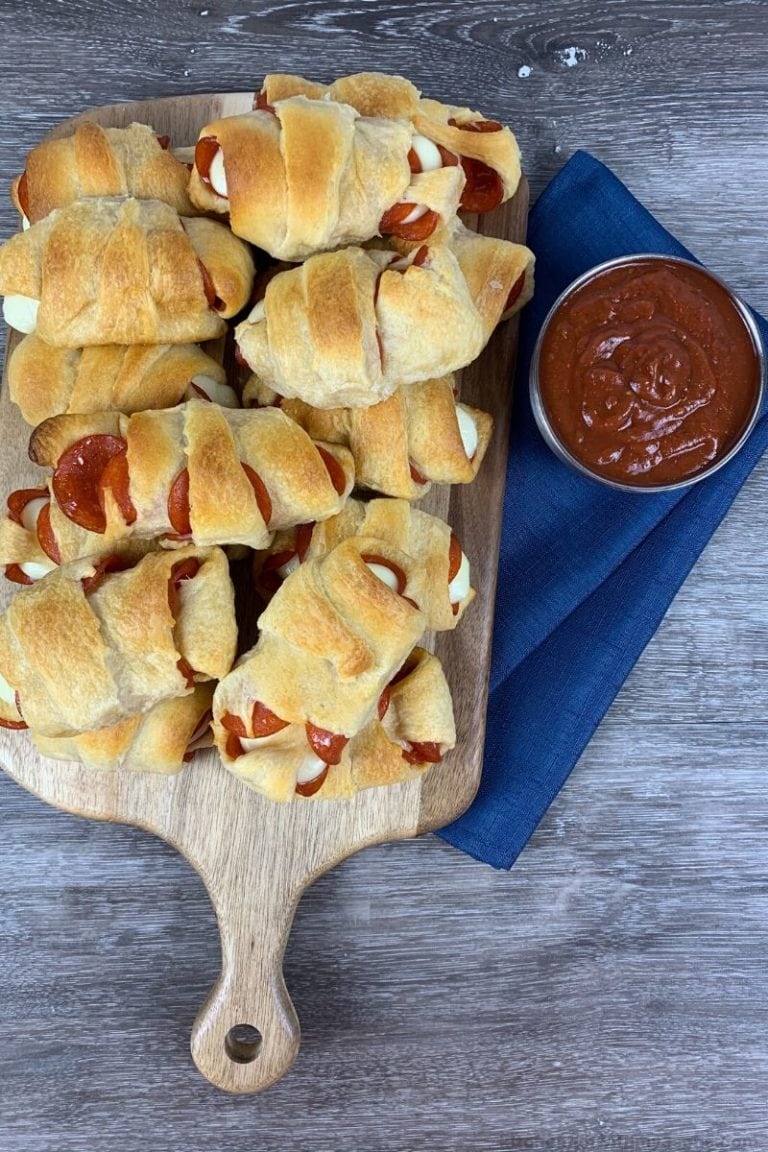 Pepperoni Pizza Stuffed Crescent Rolls - Kitchen Fun With My 3 Sons