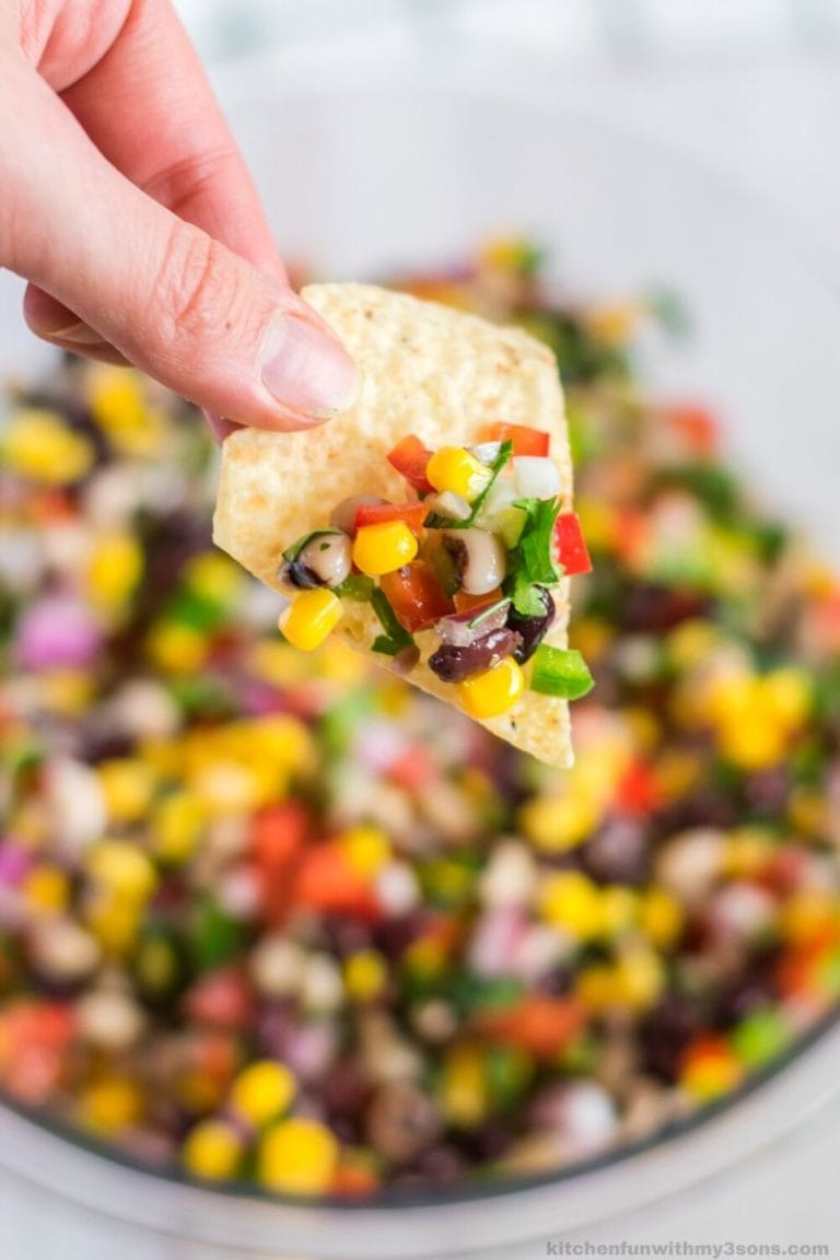 Best Ever Cowboy Caviar Recipe (10-minutes to make) - Kitchen Fun With ...