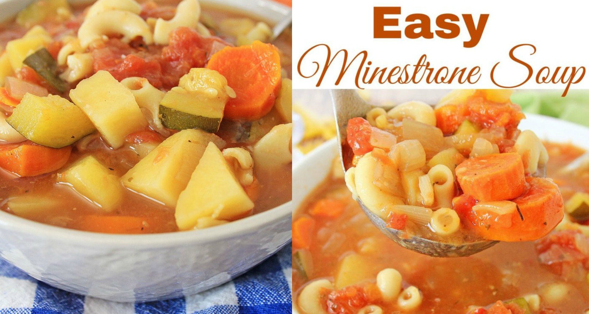 Easy Minestrone Soup Recipe - Kitchen Fun With My 3 Sons