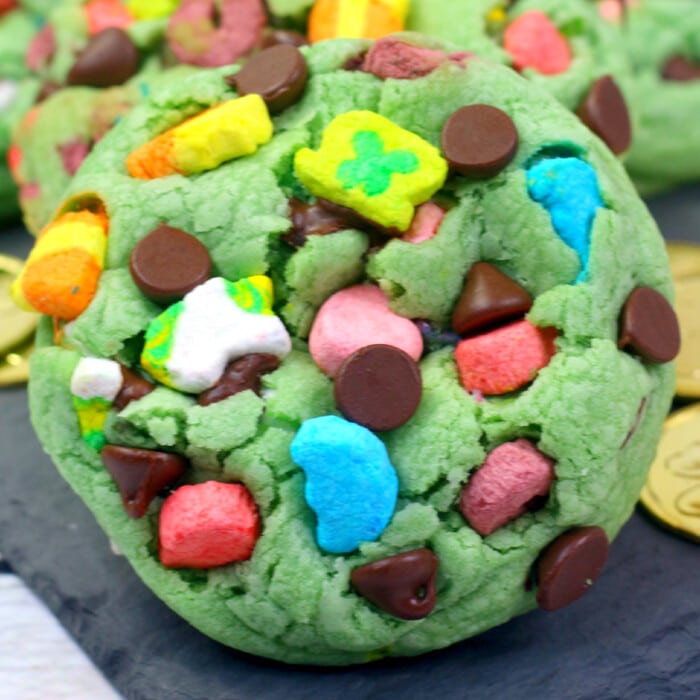 St. Patrick's Day Lucky Charms Cookies | Kitchen Fun With My 3 Sons