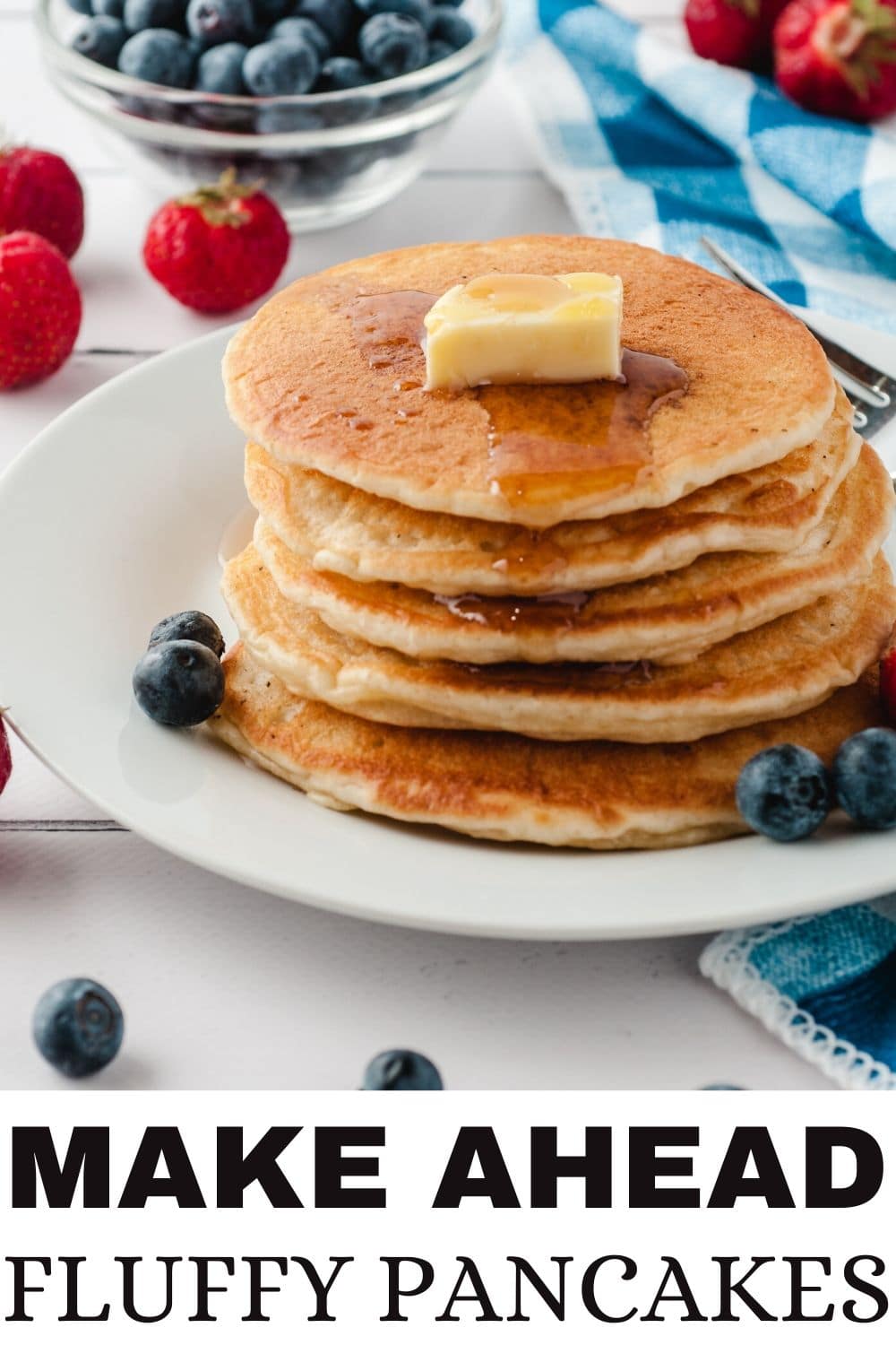 Fluffy Make-Ahead Pancakes | Kitchen Fun With My 3 Sons