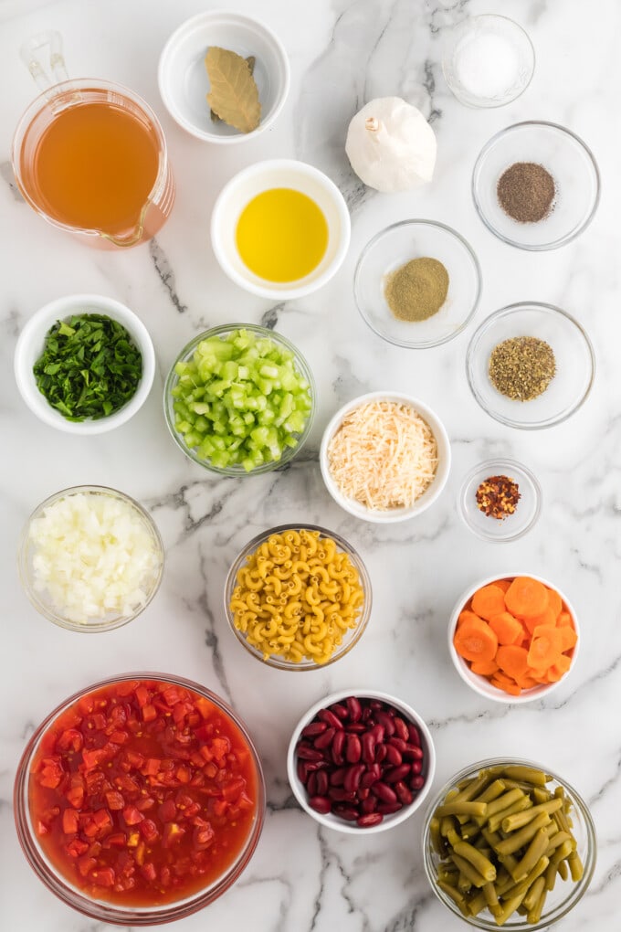Easy Minestrone Soup Recipe l Kitchen Fun With My 3 Sons
