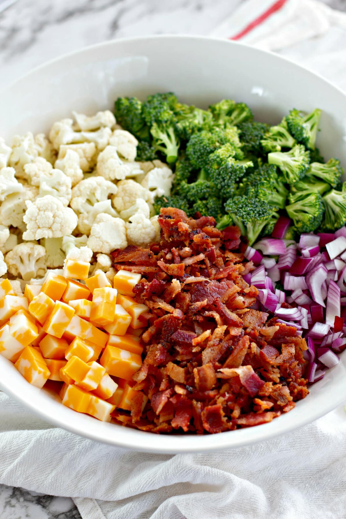 Low Carb Loaded Broccoli Salad | Kitchen Fun With My 3 Sons