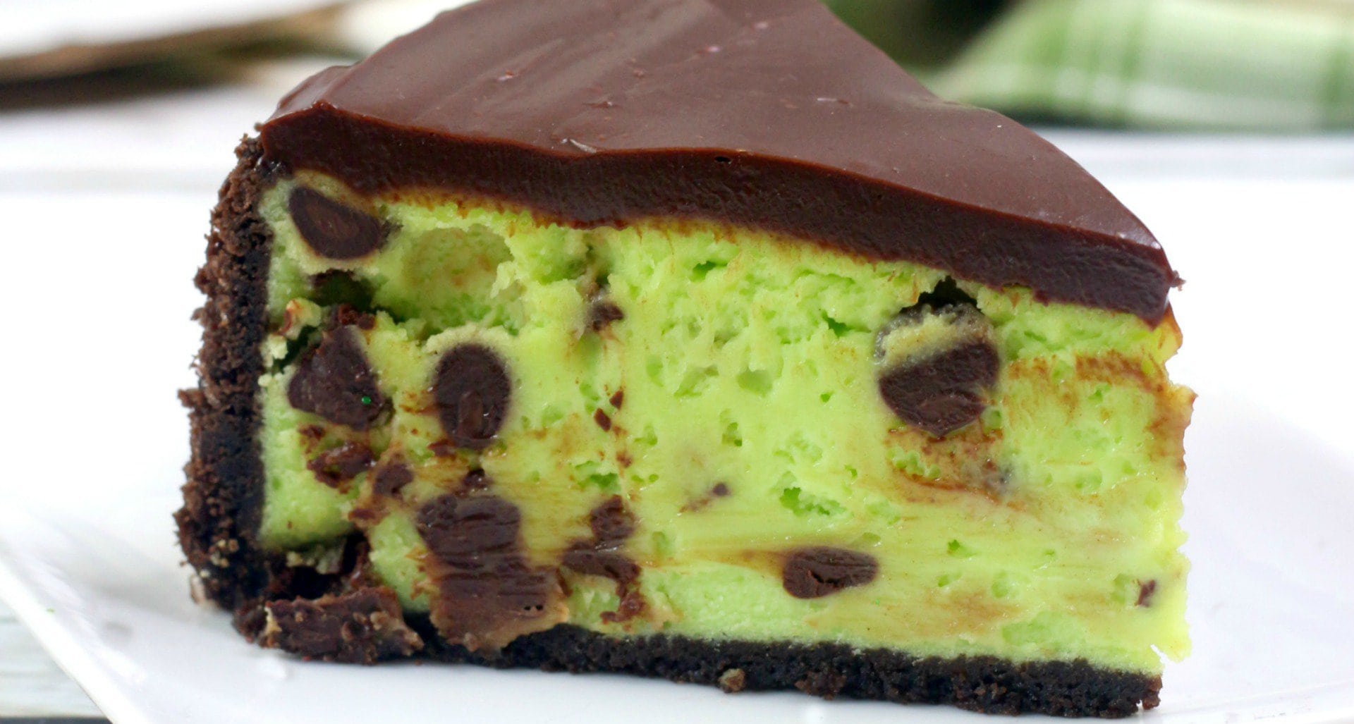 Instant Pot Mint Chocolate Cheesecake - Kitchen Fun With My 3 Sons