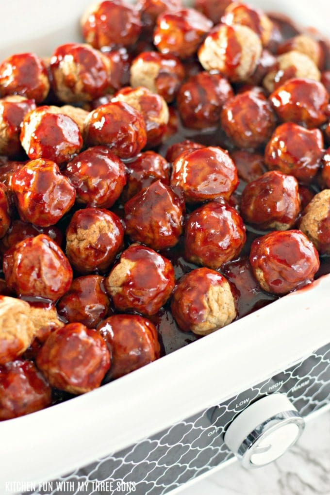 Grape Jelly Meatballs - Kitchen Fun With My 3 Sons