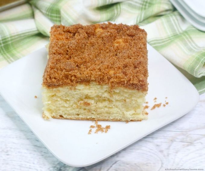 Buttermilk Coffee Cake - Kitchen Fun With My 3 Sons