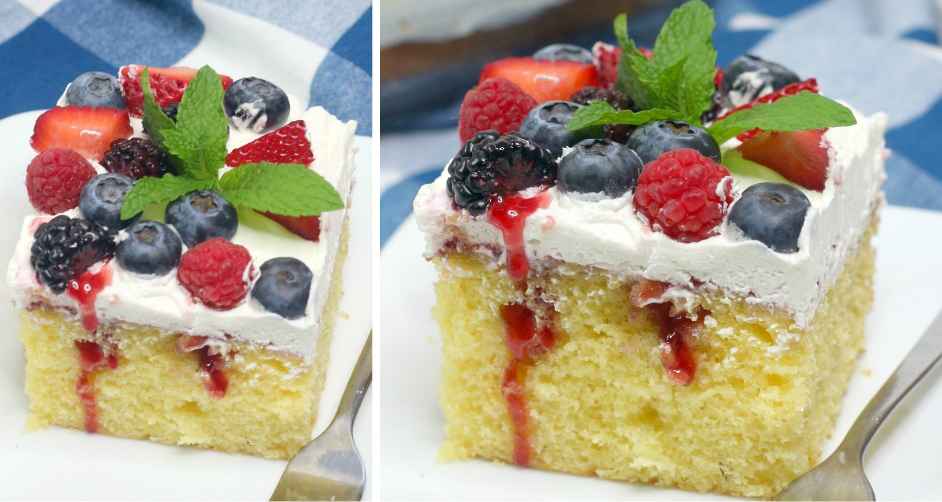 Triple Berry Cake | Kitchen Fun With My 3 Sons