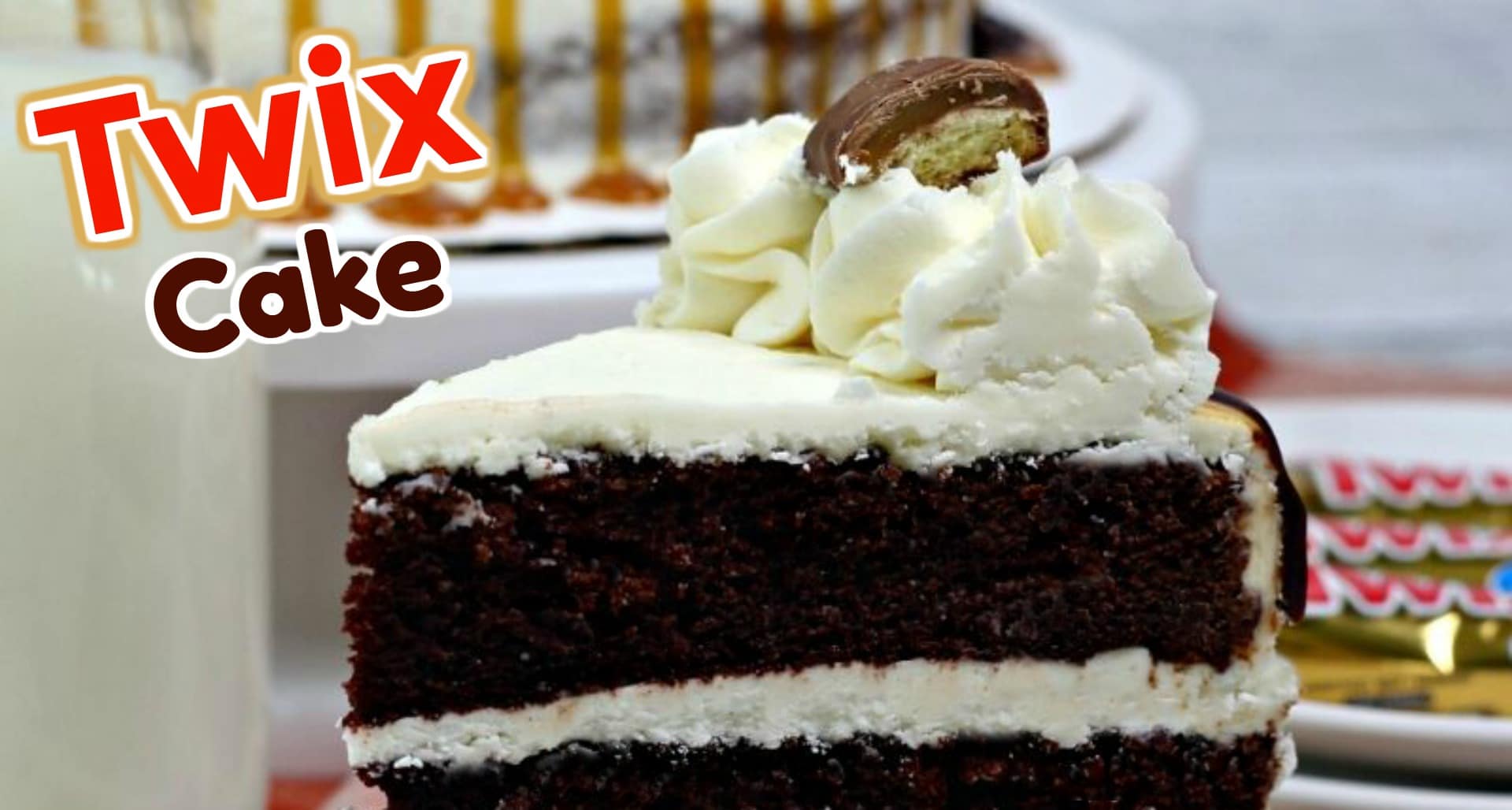 Chocolate Layer Twix Cake | Kitchen Fun With My 3 Sons