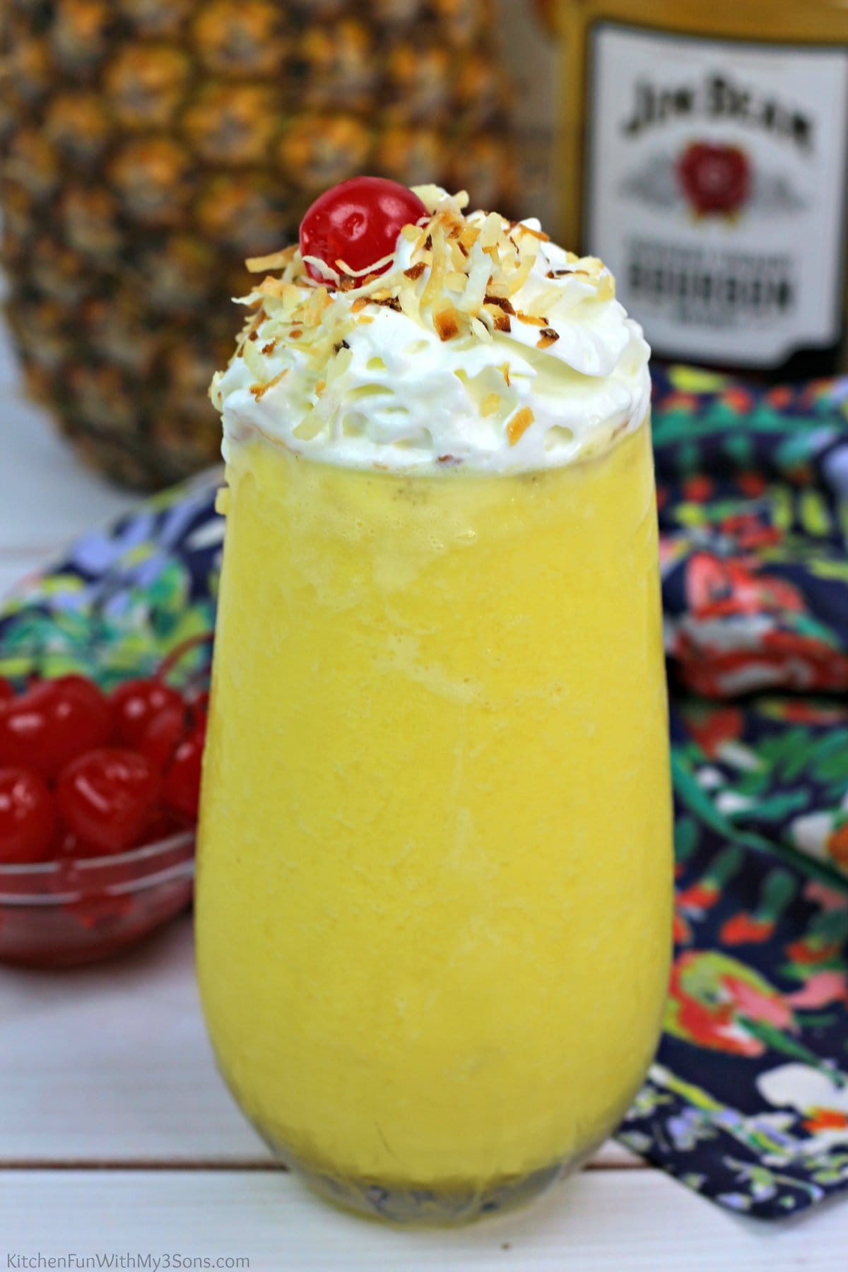 Boozy Dole Whip with Rum - Kitchen Fun With My 3 Sons