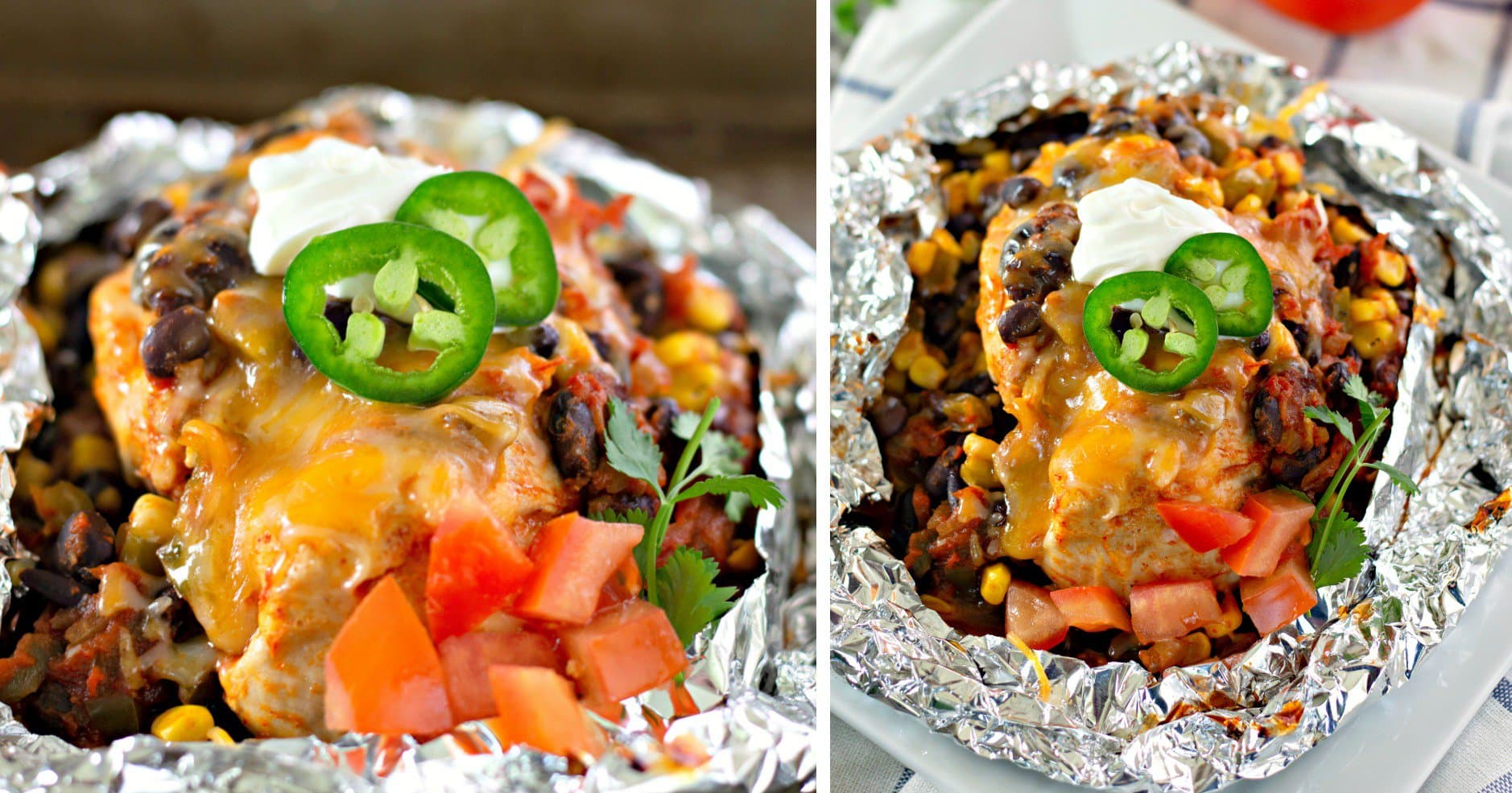 Santa Fe Chicken Foil Packets | Kitchen Fun With My 3 Sons