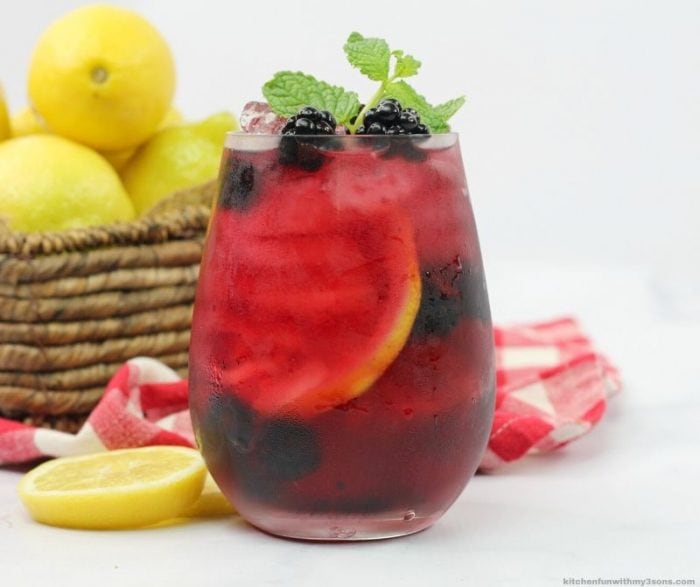 Blackberry Bramble Cocktail - Kitchen Fun With My 3 Sons