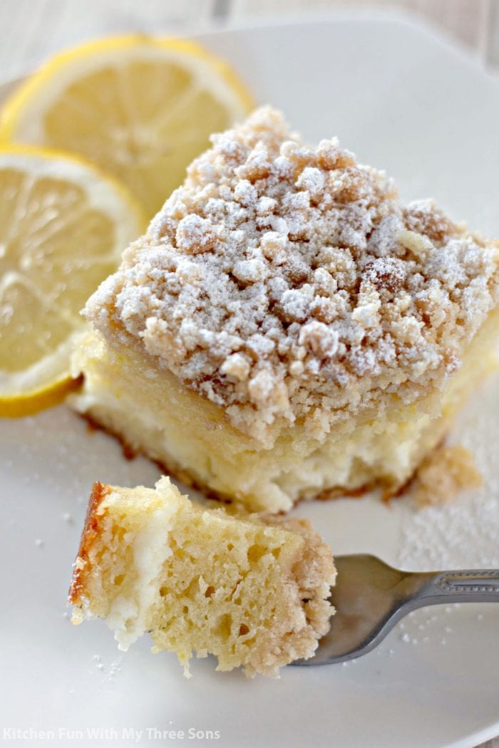 Cream Cheese Lemon Coffee Cake | Kitchen Fun With My 3 Sons