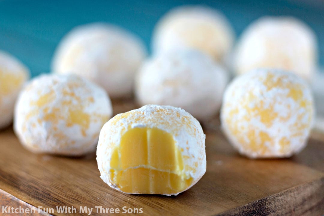White Chocolate Lemon Truffles | Kitchen Fun With My 3 Sons