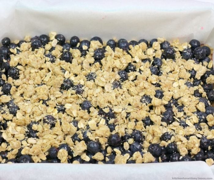 Blueberry Oatmeal Bars | Kitchen Fun With My 3 Sons