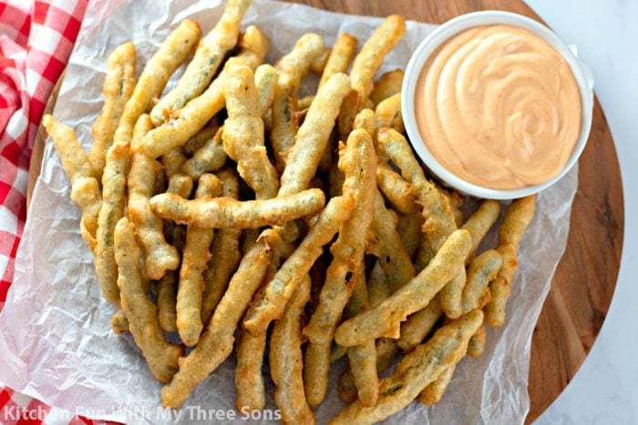 Beer Battered Fried Green Beans | Kitchen Fun With My 3 Sons