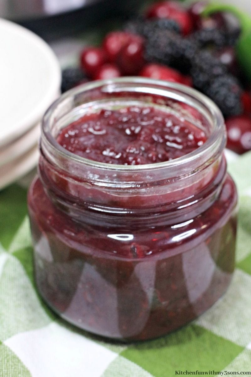 Mixed Cherry Berry Jam (Instant Pot) | Kitchen Fun With My 3 Sons