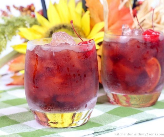 Fall Long Island Iced Tea - Kitchen Fun With My 3 Sons