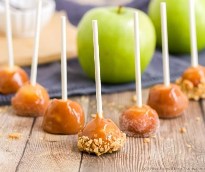 How To Make Mini Caramel Apples | Kitchen Fun With My 3 Sons