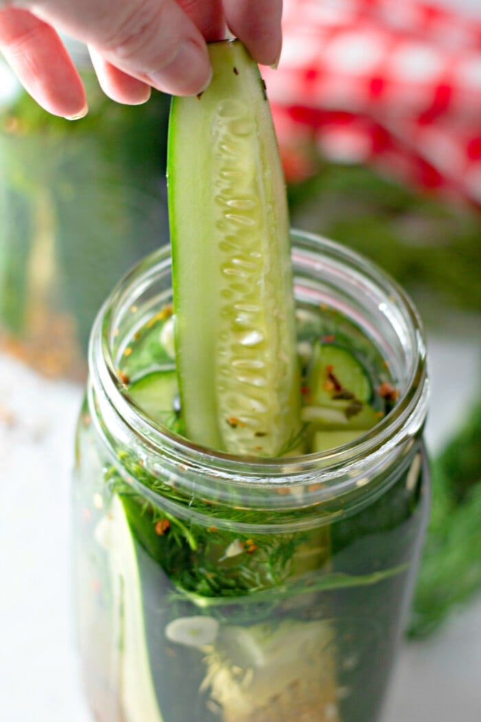 Refrigerator Dill Pickles | Kitchen Fun With My 3 Sons