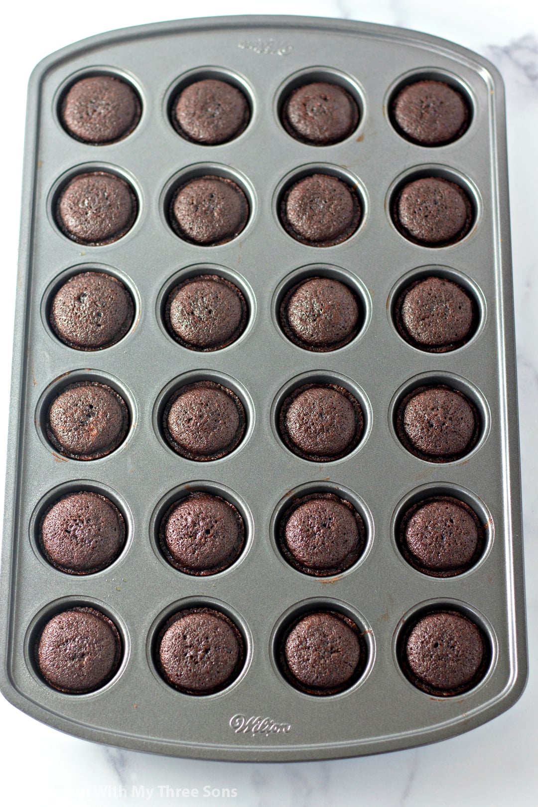 Texas Sheet Cake Bites - Kitchen Fun With My 3 Sons