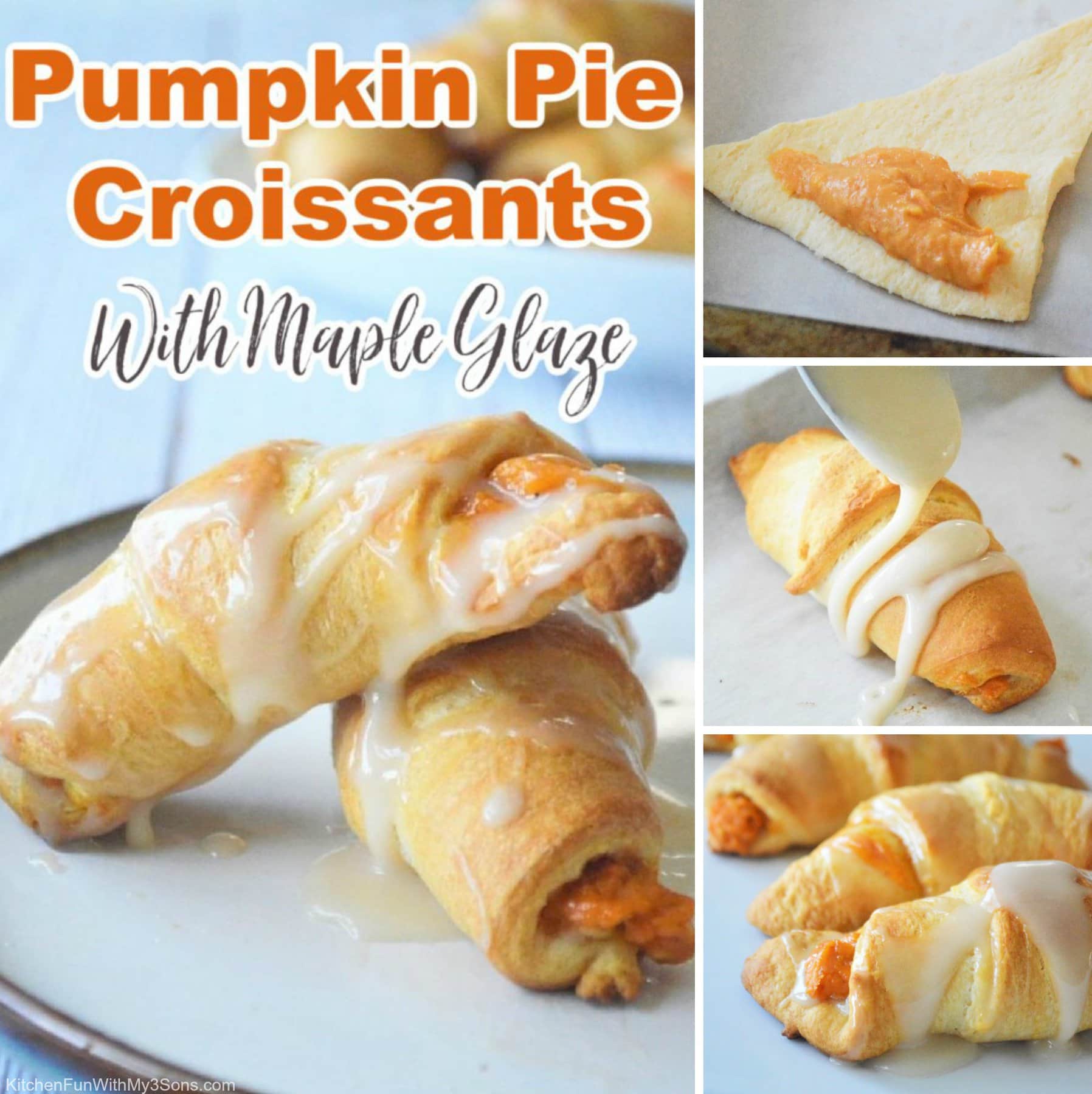 Pumpkin Croissants | Kitchen Fun With My 3 Sons