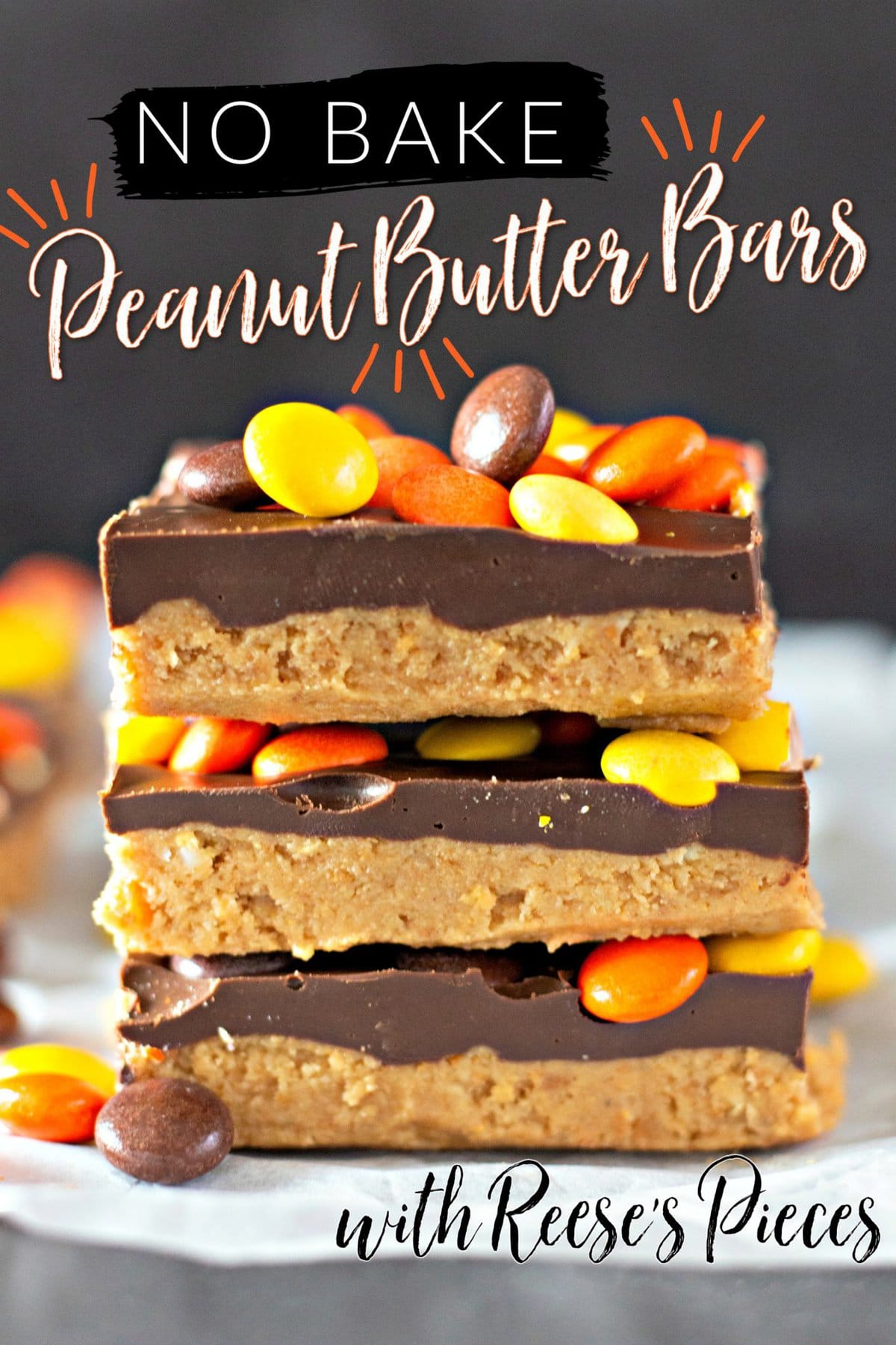No Bake Reese's Peanut Butter Bars - Kitchen Fun With My 3 Sons
