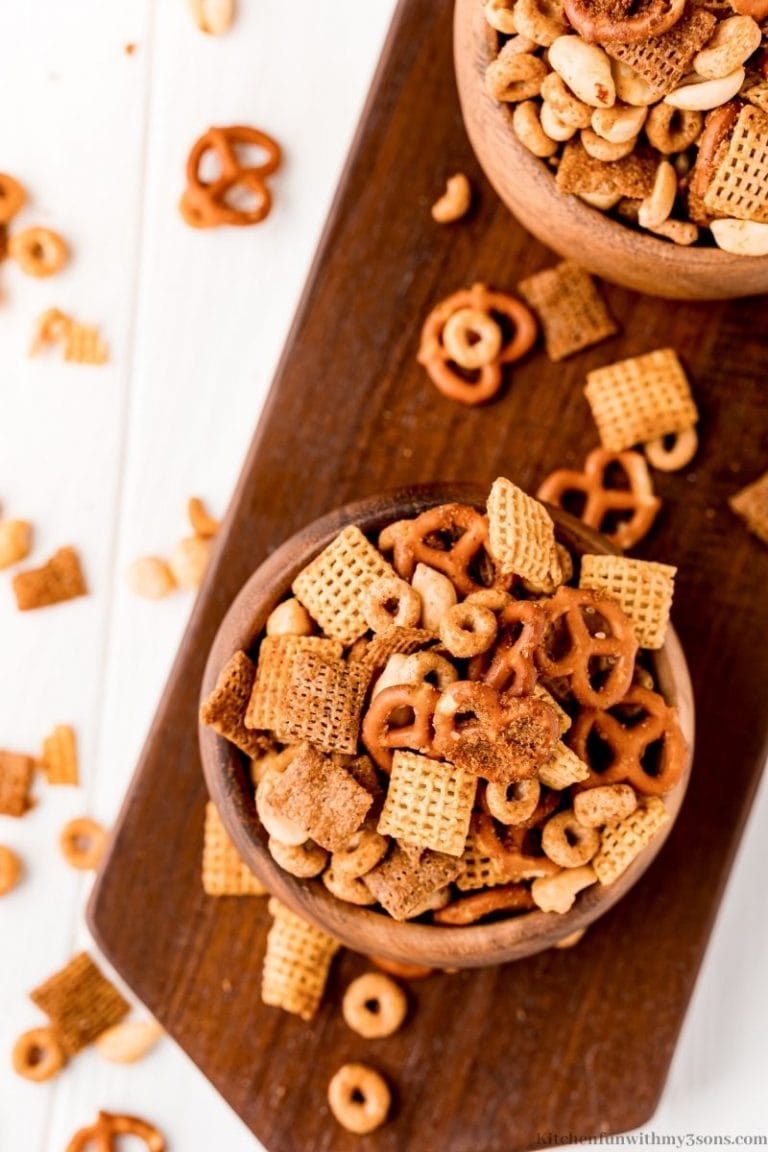 Texas Trash Snack Mix Recipe - Kitchen Fun With My 3 Sons